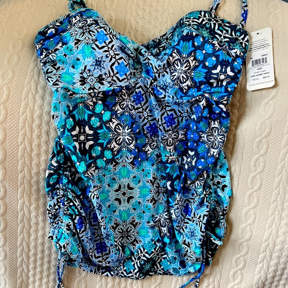 Sunset Separates | Swim | Really Pretty Amalfi Coast Shirted Side ...